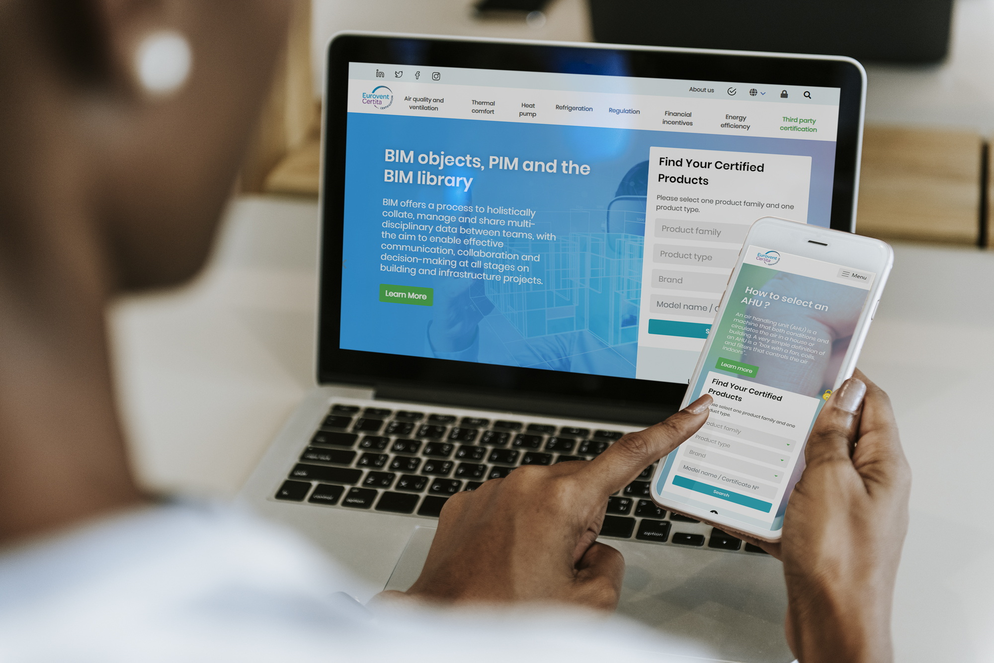 Upgrades galore on the ECC website | Eurovent Certita Certification
