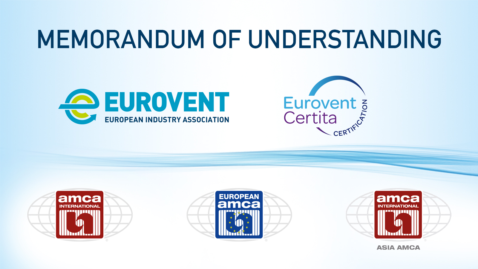 Eurovent and AMCA sign Memorandum of Understanding | Eurovent Certita ...